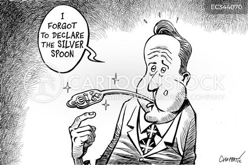 Silver Spoon Cartoons and Comics - funny pictures from CartoonStock