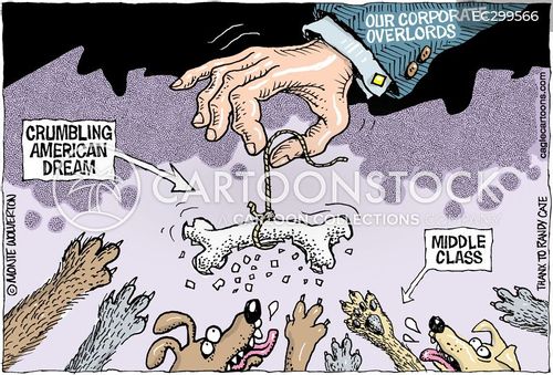 Crumb Economy Cartoons and Comics - funny pictures from CartoonStock