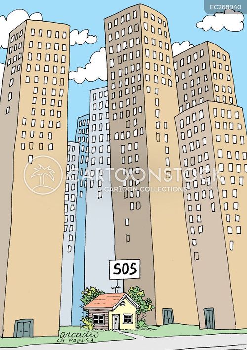 Bustling City Cartoons and Comics - funny pictures from CartoonStock