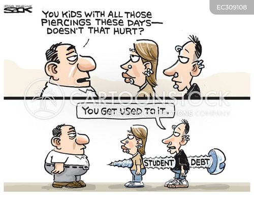Student Debt Cartoons and Comics - funny pictures from CartoonStock