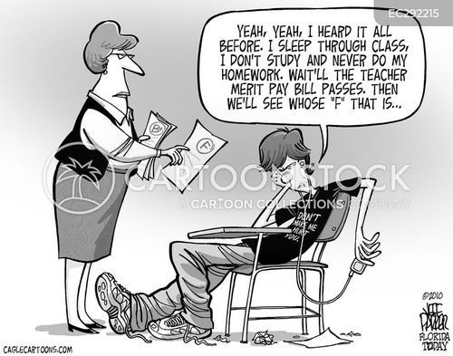 Teacher Evaluations Cartoons and Comics - funny pictures from CartoonStock