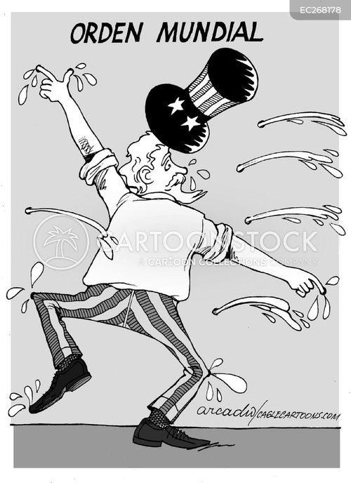 Global Superpower Cartoons and Comics - funny pictures from CartoonStock