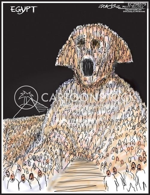 Egyptian Relics Cartoons and Comics - funny pictures from CartoonStock