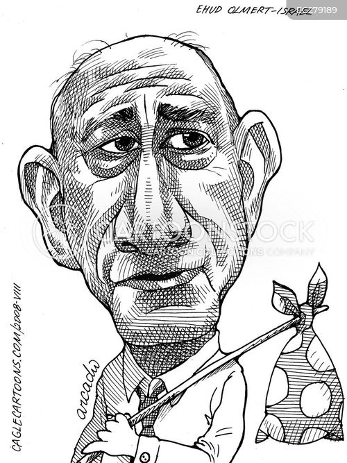 Olmert Cartoons and Comics - funny pictures from CartoonStock