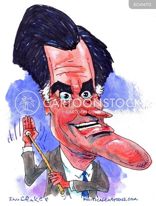Caricatura De Mitt Romney Mitt Romney Cartoons And Comics Funny