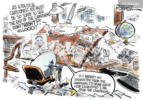 Exhausted Options Cartoons and Comics - funny pictures from CartoonStock