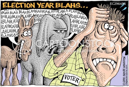 Election Fatigue Cartoons and Comics - funny pictures from CartoonStock