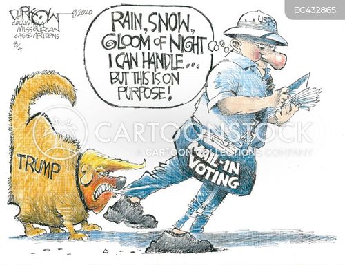 Mail Voting Cartoons and Comics - funny pictures from CartoonStock