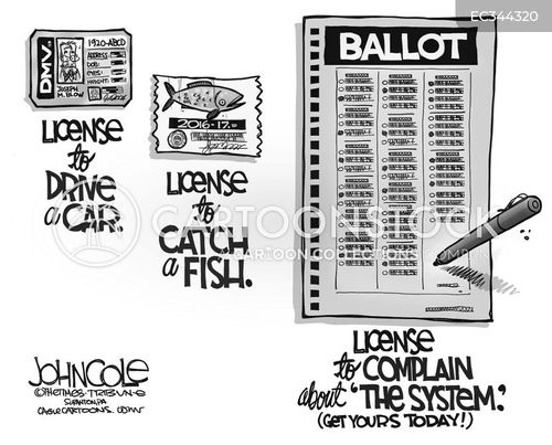 Broadcasting License Cartoons and Comics - funny pictures from CartoonStock