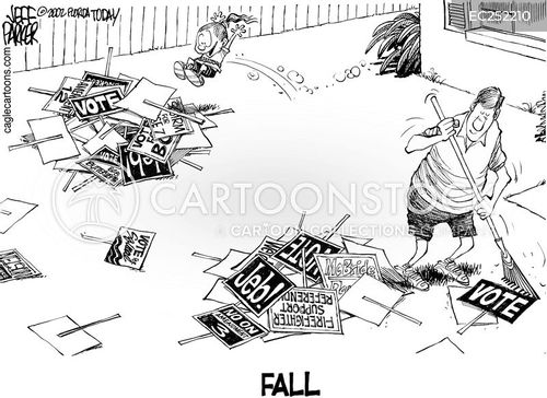 Fall Election Cartoons and Comics - funny pictures from CartoonStock