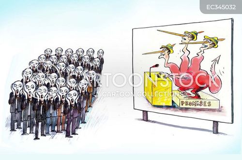 Promesas Electorales Cartoons and Comics - funny pictures from CartoonStock