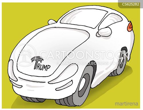 Tesla Endorsement Cartoons and Comics - funny pictures from CartoonStock