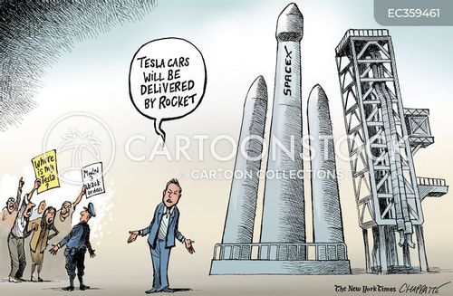 Teslas Cartoons and Comics - funny pictures from CartoonStock