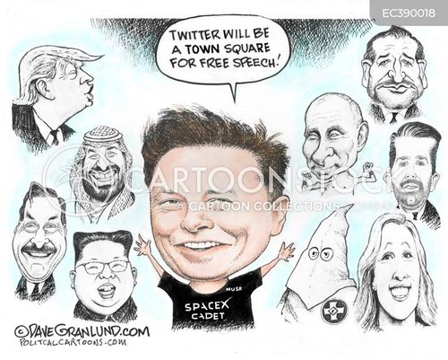 Musk's Views Cartoons and Comics - funny pictures from CartoonStock