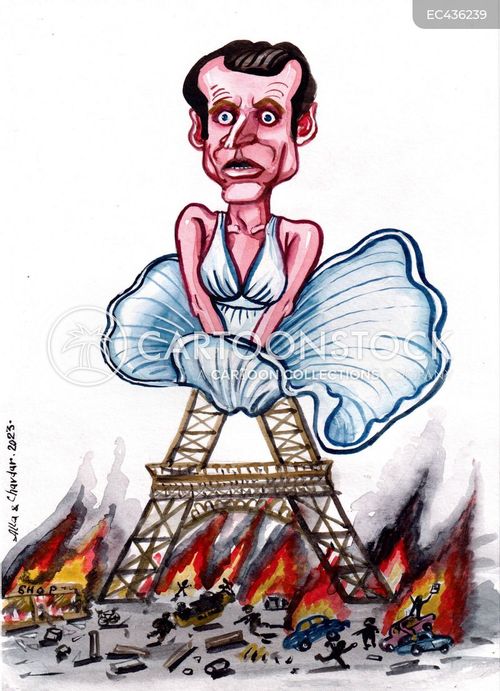 Parisian Riots Cartoons and Comics - funny pictures from CartoonStock
