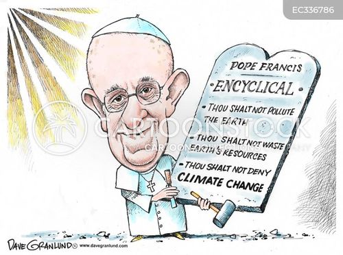 Pope's Encyclical Cartoons and Comics - funny pictures from CartoonStock