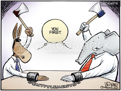 Us Entitlements Cartoons and Comics - funny pictures from CartoonStock