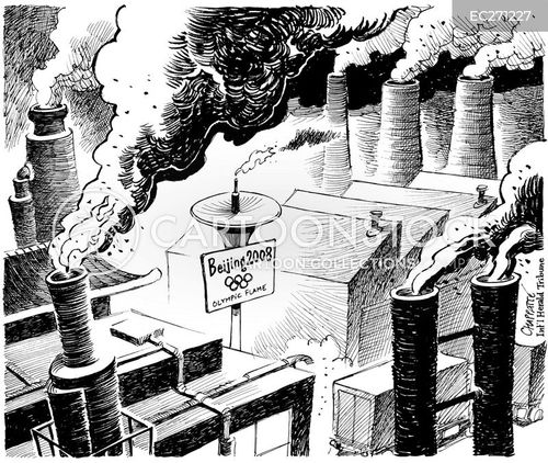 Pollution Game Cartoons and Comics - funny pictures from CartoonStock