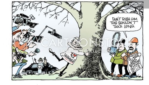 Gas Station Rush Cartoons and Comics - funny pictures from CartoonStock