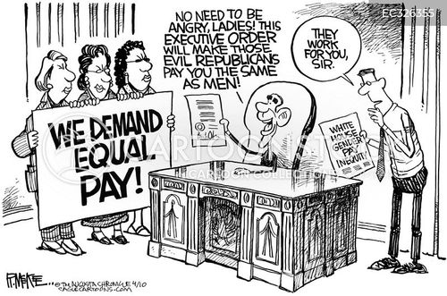 Pay Equity Cartoons and Comics - funny pictures from CartoonStock