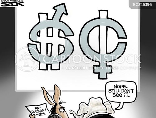 Wage Parity Cartoons and Comics - funny pictures from CartoonStock
