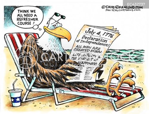 July 4th Cartoons and Comics - funny pictures from CartoonStock
