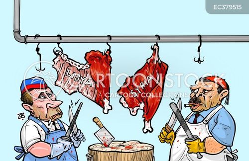 Butcher Of Syria Cartoons and Comics - funny pictures from CartoonStock