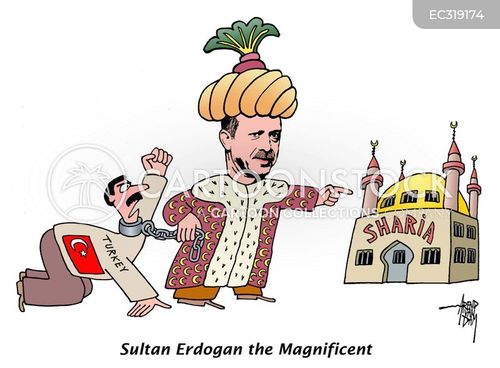 Sultan Erdogan Cartoons and Comics - funny pictures from CartoonStock