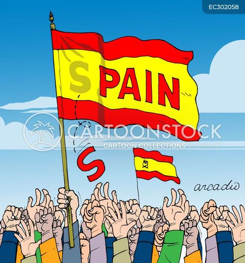 Spain Broke Cartoons and Comics - funny pictures from CartoonStock