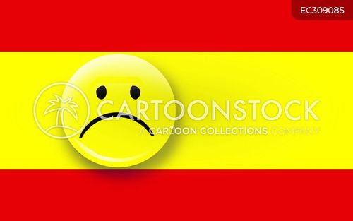 Spain Broke Cartoons and Comics - funny pictures from CartoonStock