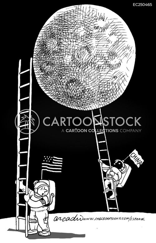 Espacio Exploración Cartoons and Comics - funny pictures from CartoonStock