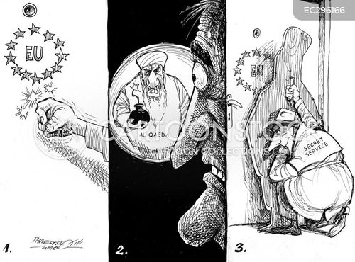 Infiltrator Cartoons and Comics - funny pictures from CartoonStock