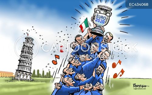 Euros 2020 Cartoons and Comics - funny pictures from CartoonStock