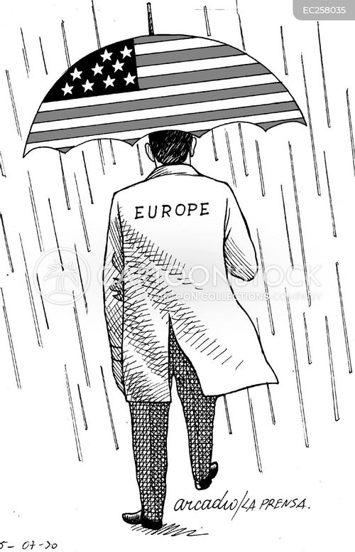 Transatlantic Relations Cartoons and Comics - funny pictures from ...