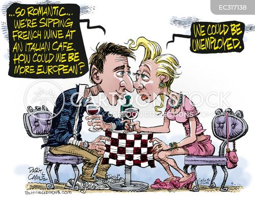 Italian Wine Cartoons