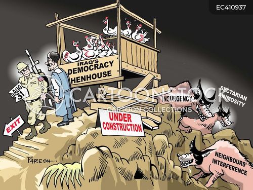 Iran Interference Cartoons and Comics - funny pictures from CartoonStock