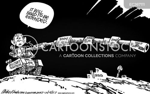 Military Escalations Cartoons and Comics - funny pictures from CartoonStock