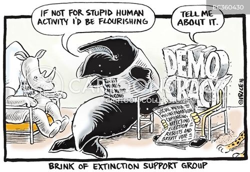 Extinction Awareness Cartoons and Comics - funny pictures from CartoonStock