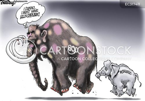 Political Moderation Cartoons and Comics - funny pictures from CartoonStock