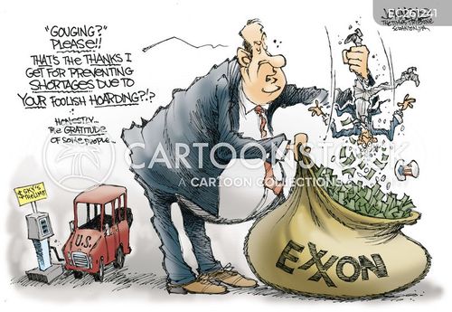 Oil Profits Cartoons and Comics - funny pictures from CartoonStock