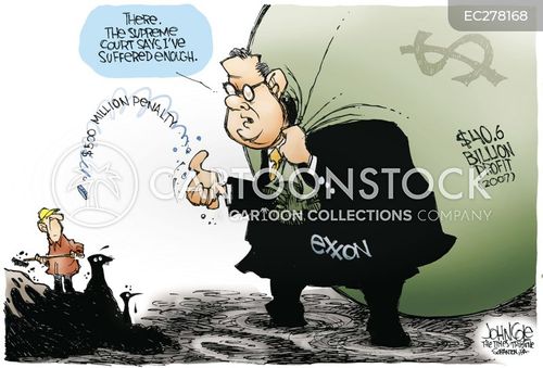 Oil Spill Cleanup Cartoons and Comics - funny pictures from CartoonStock