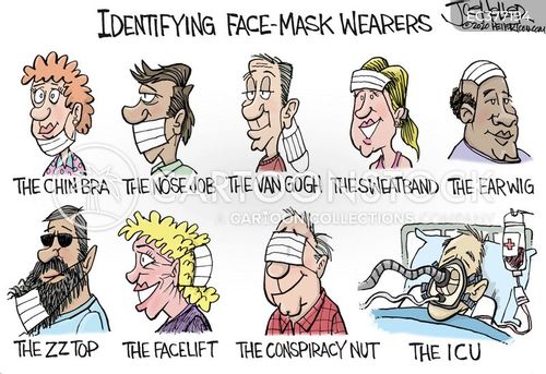 Mask Hygiene Cartoons and Comics - funny pictures from CartoonStock