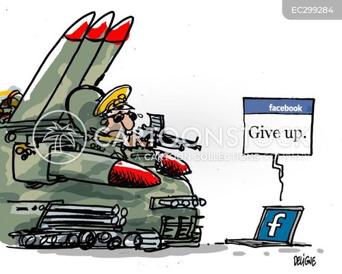 Facebook Revolution Cartoons and Comics - funny pictures from CartoonStock