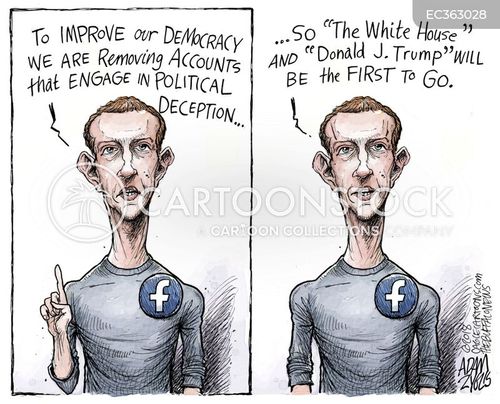 Facebook Controversy Cartoons and Comics - funny pictures from CartoonStock
