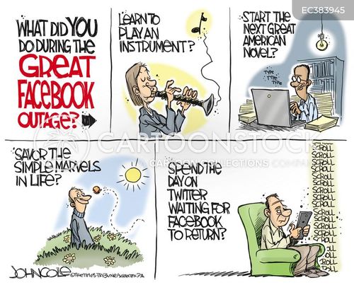 Network Outage Cartoons and Comics - funny pictures from CartoonStock