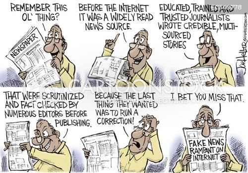 Fake Newspaper Cartoons and Comics - funny pictures from CartoonStock