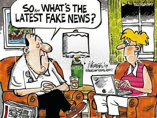 News Literacy Cartoons and Comics - funny pictures from CartoonStock