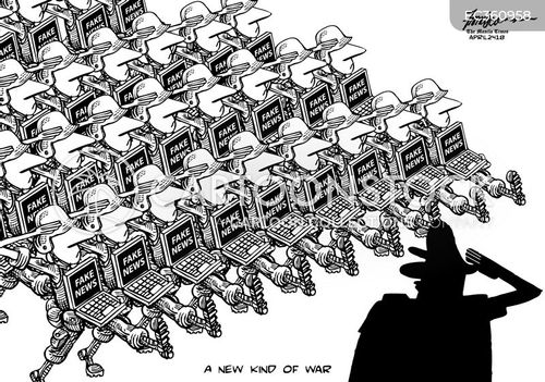 Online Deception Cartoons and Comics - funny pictures from CartoonStock