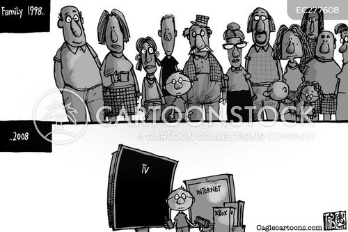 Technology Impact Cartoons and Comics - funny pictures from CartoonStock