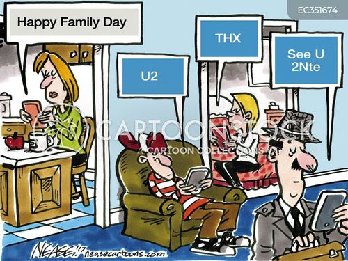 Family Happiness Cartoons and Comics - funny pictures from CartoonStock